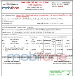 Hướng dẫn lấy hóa đơn điện tử MobiFone nhanh chóng